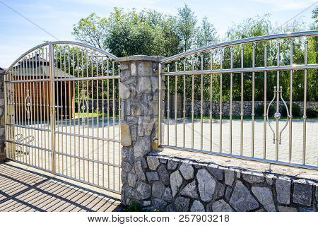 Fence Chrome Stainless Image & Photo (Free Trial) | Bigstock