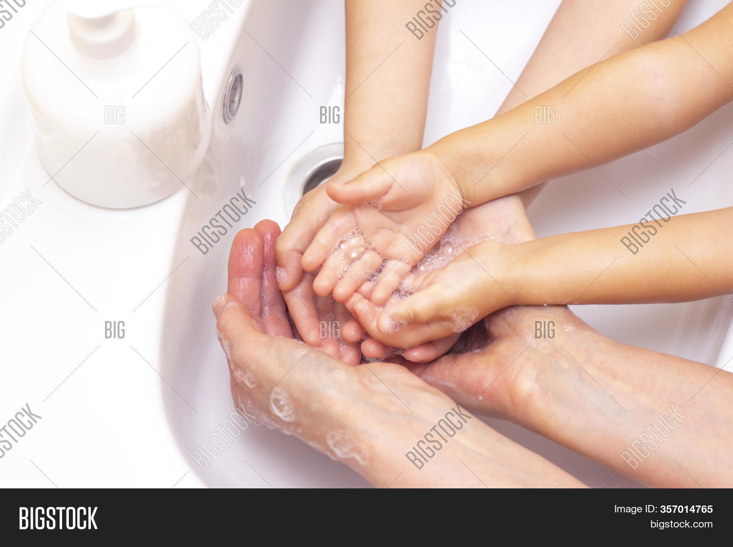 Adults Children Wash Image & Photo (Free Trial) | Bigstock