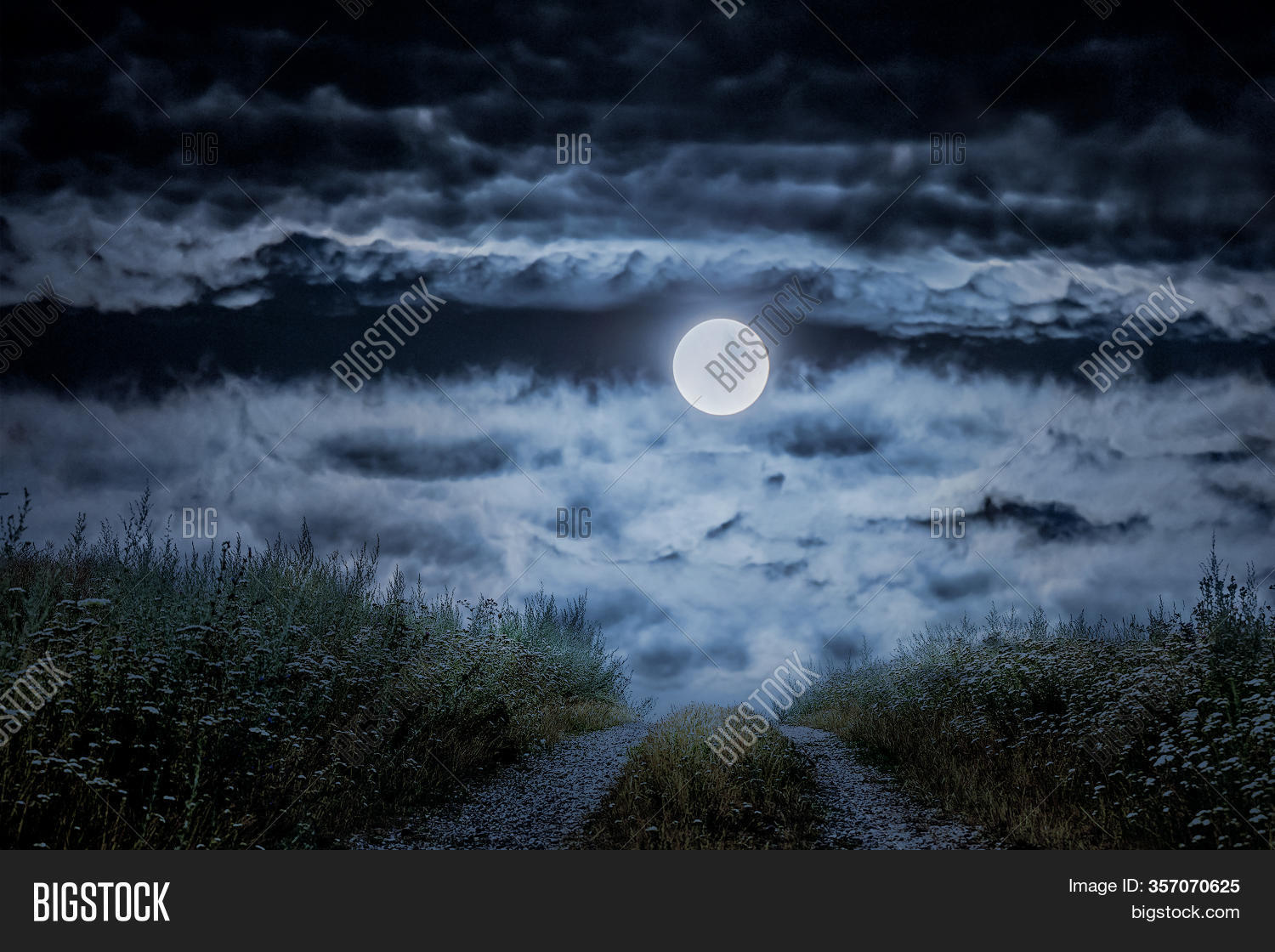 Night Rural Landscape Image & Photo (Free Trial) | Bigstock