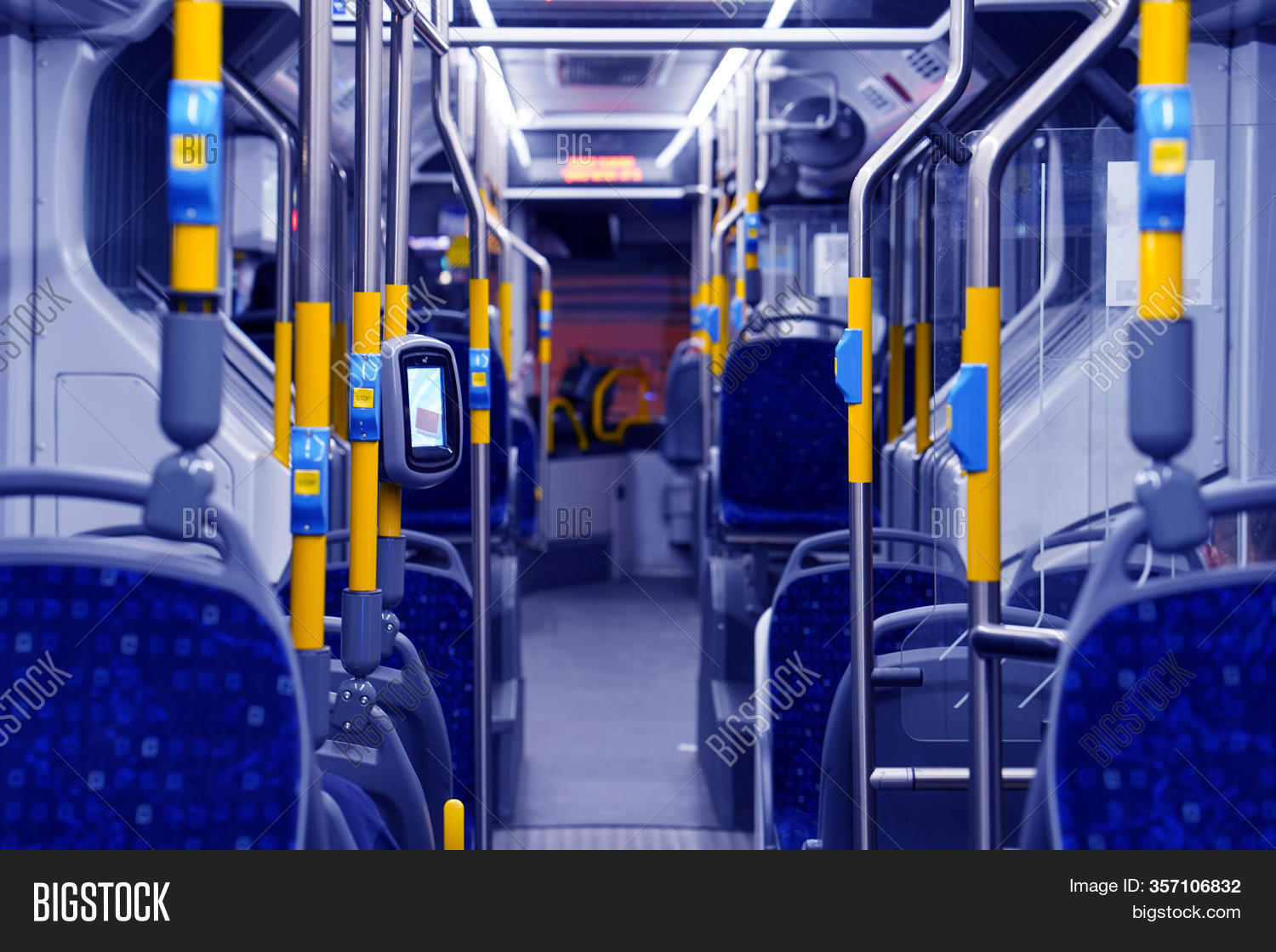 Interior Empty Bus Image & Photo (Free Trial) | Bigstock