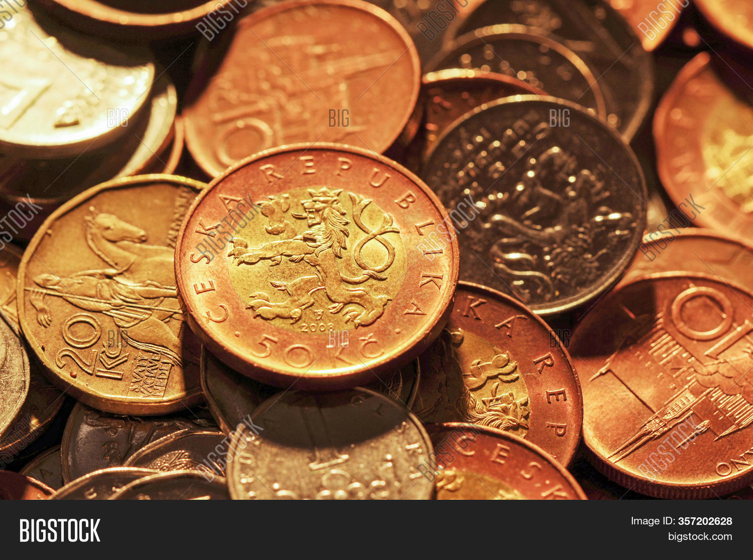 Coins Czech Currency Image & Photo (Free Trial) | Bigstock