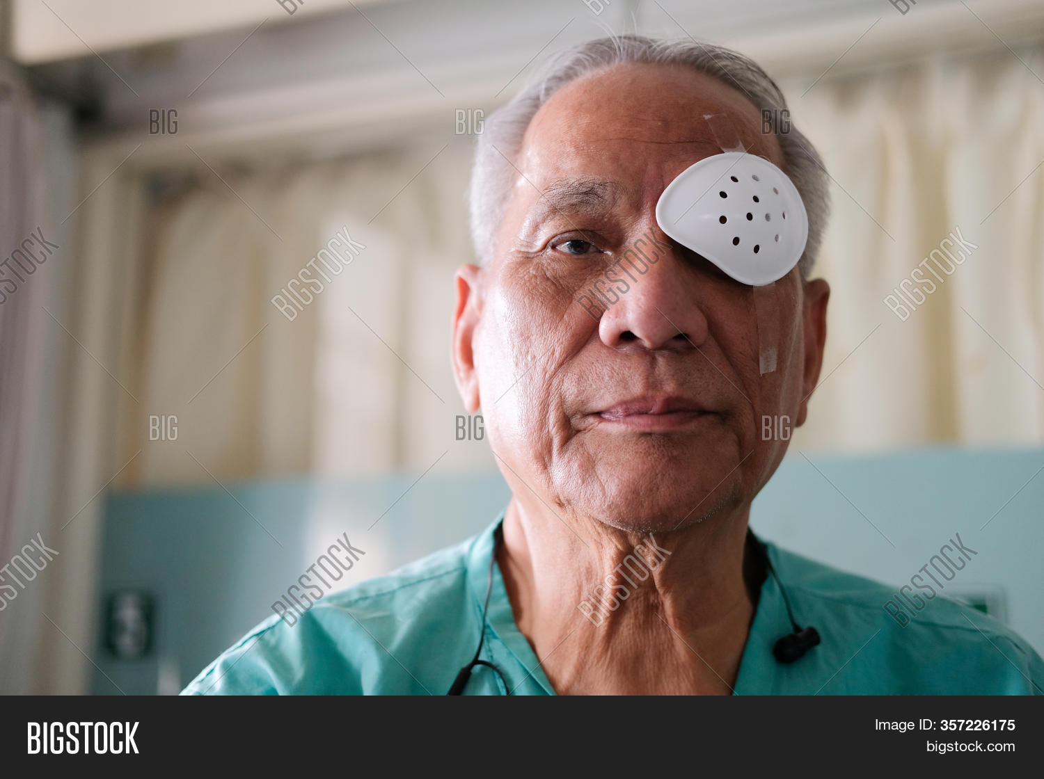 Patient Covering Eye Image & Photo (Free Trial) | Bigstock