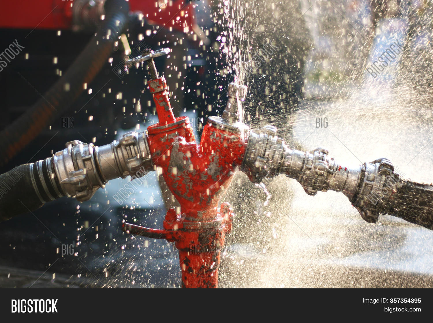 Water Splashes Fire Image & Photo (Free Trial) | Bigstock