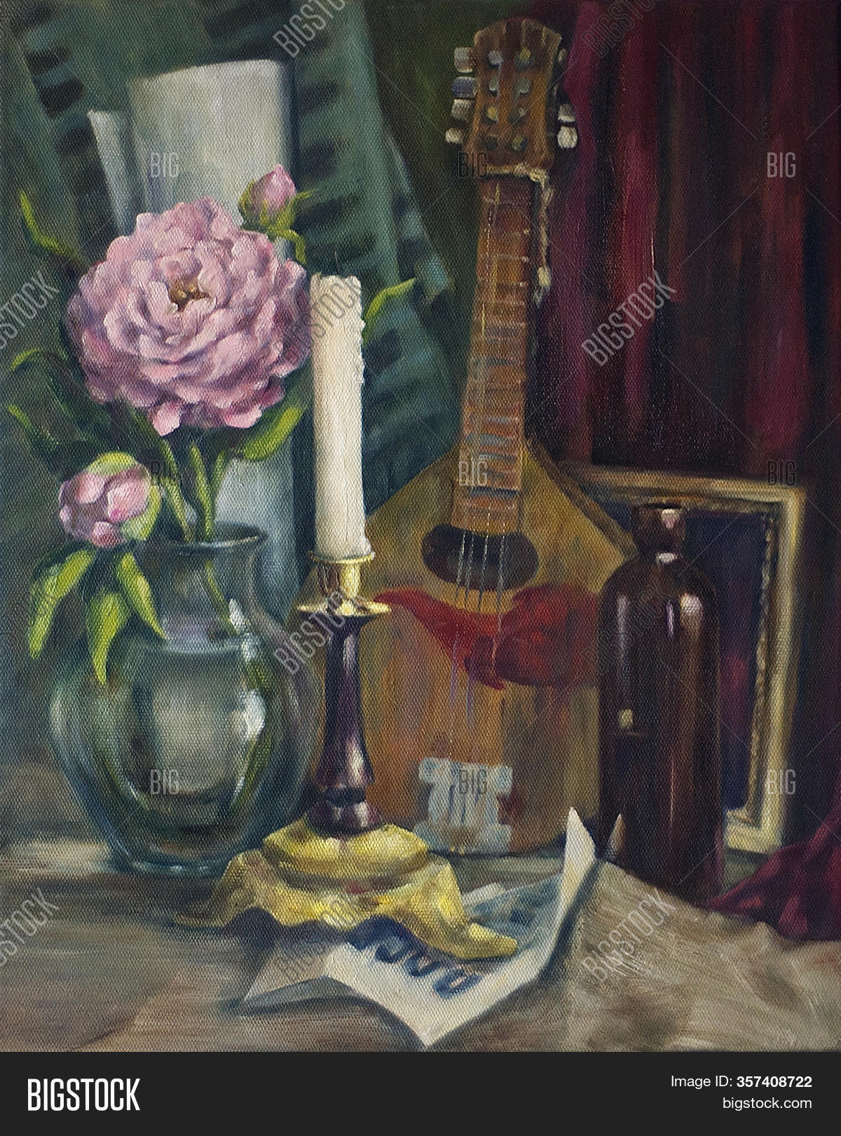 Still Life Candle. Image & Photo (Free Trial) | Bigstock