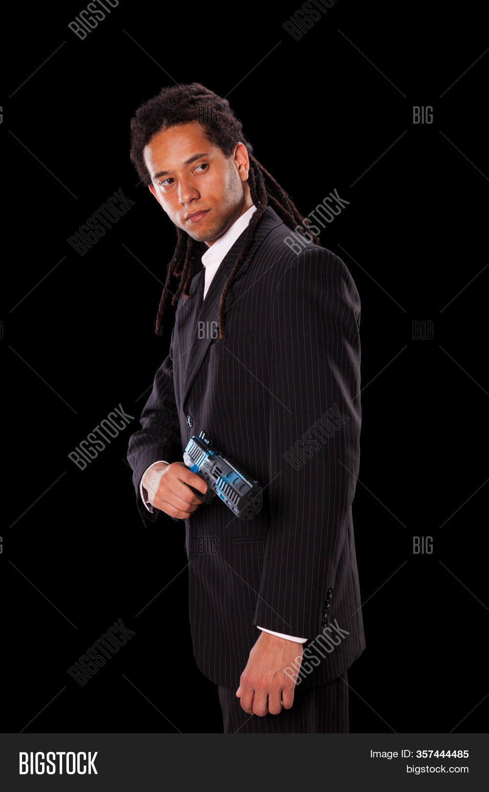 Powerful Young Man Gun Image & Photo (Free Trial) | Bigstock