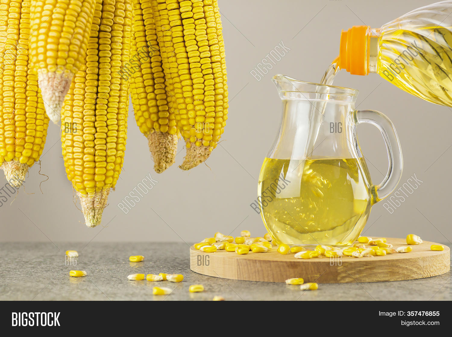 Corn Oil Glass Bottle Image & Photo (Free Trial) | Bigstock