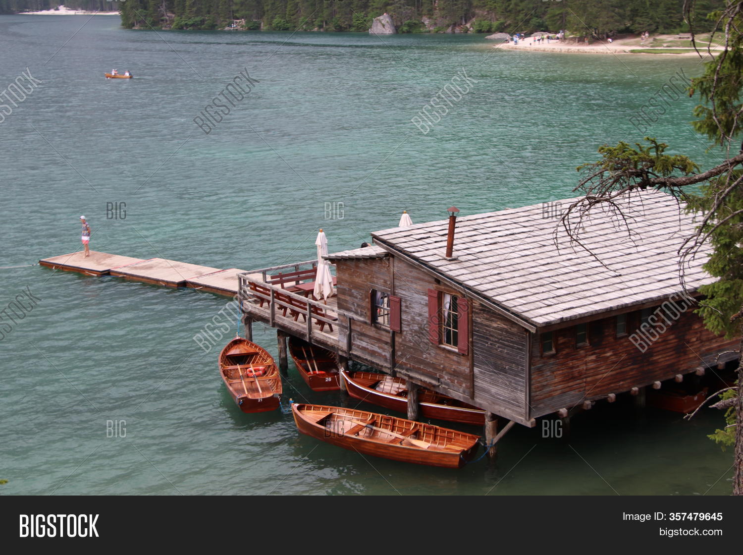 Wooden Hut On Lake Image & Photo (Free Trial) | Bigstock