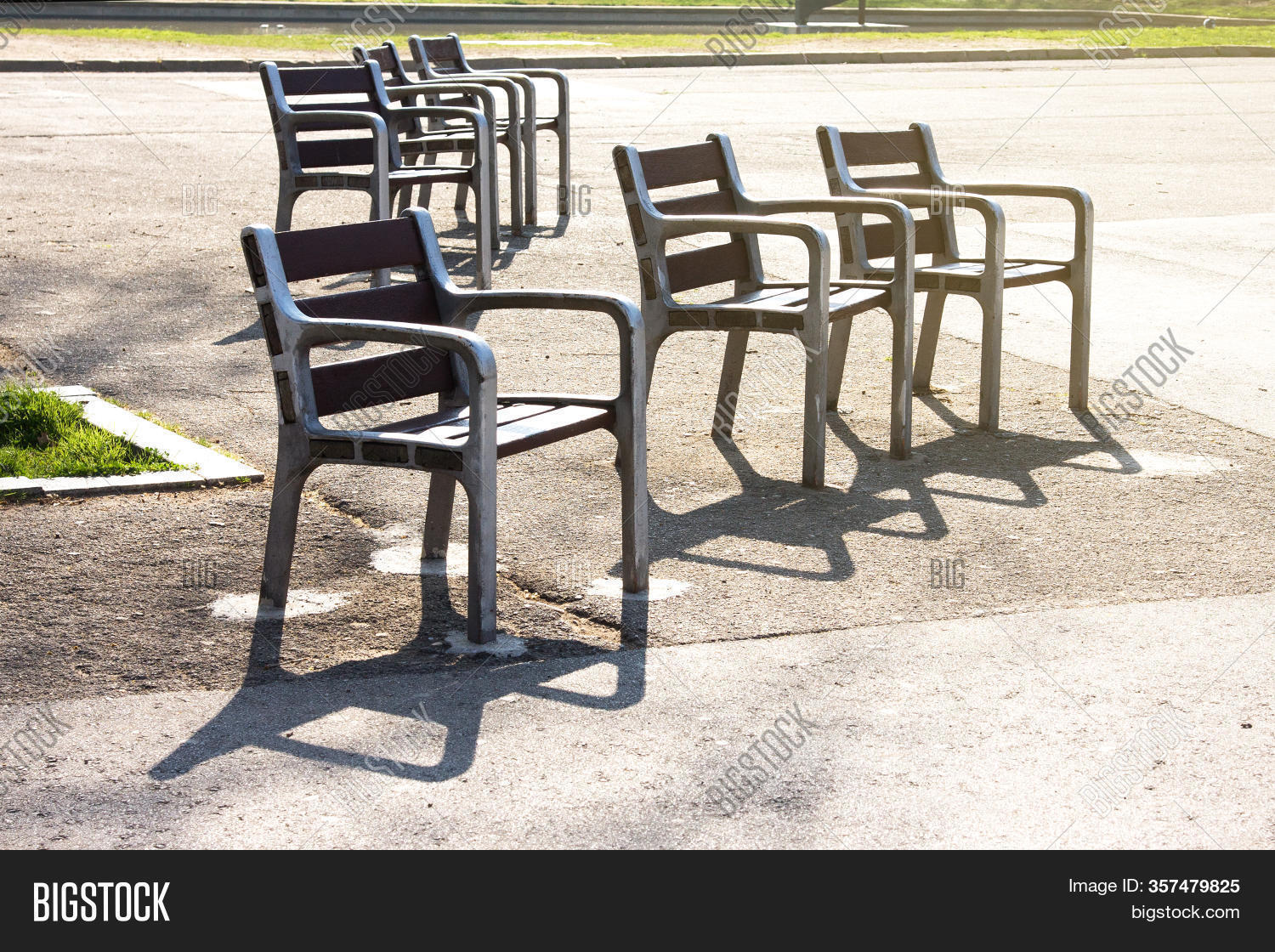 Empty Chairs Morning Image & Photo (Free Trial) | Bigstock