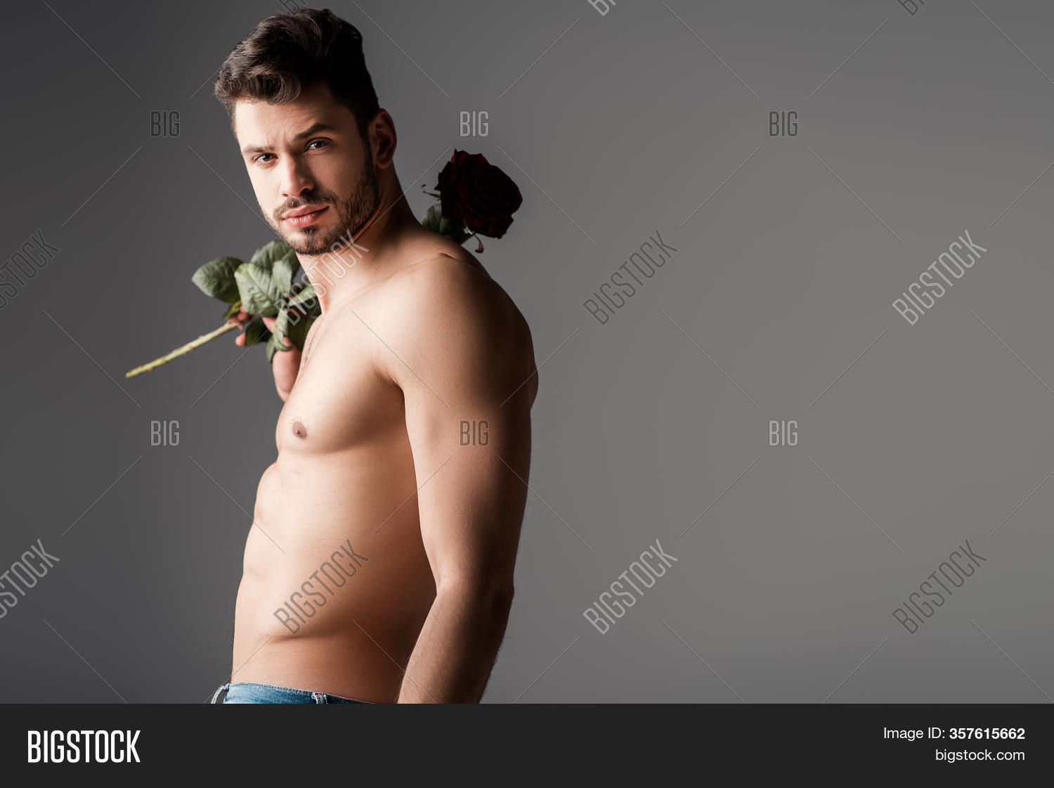 Sexy Bearded Shirtless Image And Photo Free Trial Bigstock