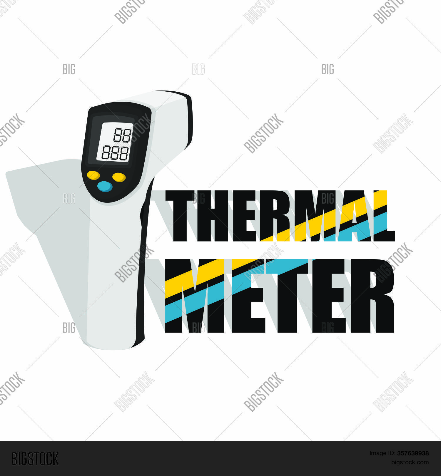Thermal Meter Vector Vector & Photo (Free Trial) | Bigstock