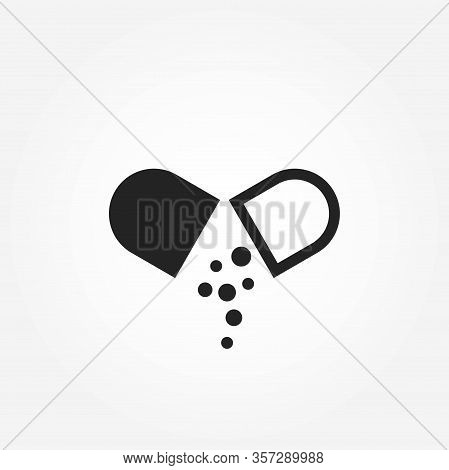 Open Capsule Pill Vector & Photo (Free Trial) | Bigstock