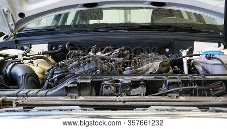 Hood Open On Car Top Image & Photo (Free Trial) | Bigstock
