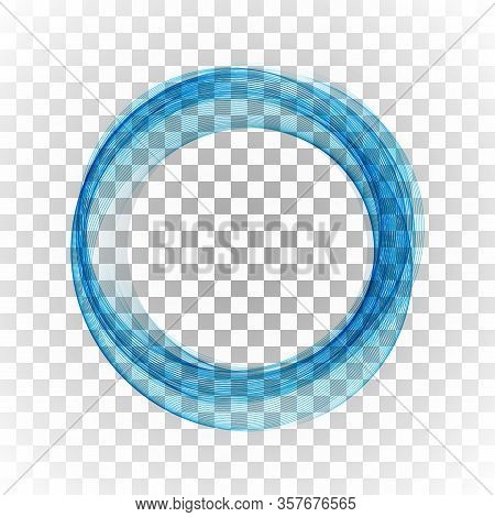 Blue Circle Frame. Vector & Photo (Free Trial) | Bigstock