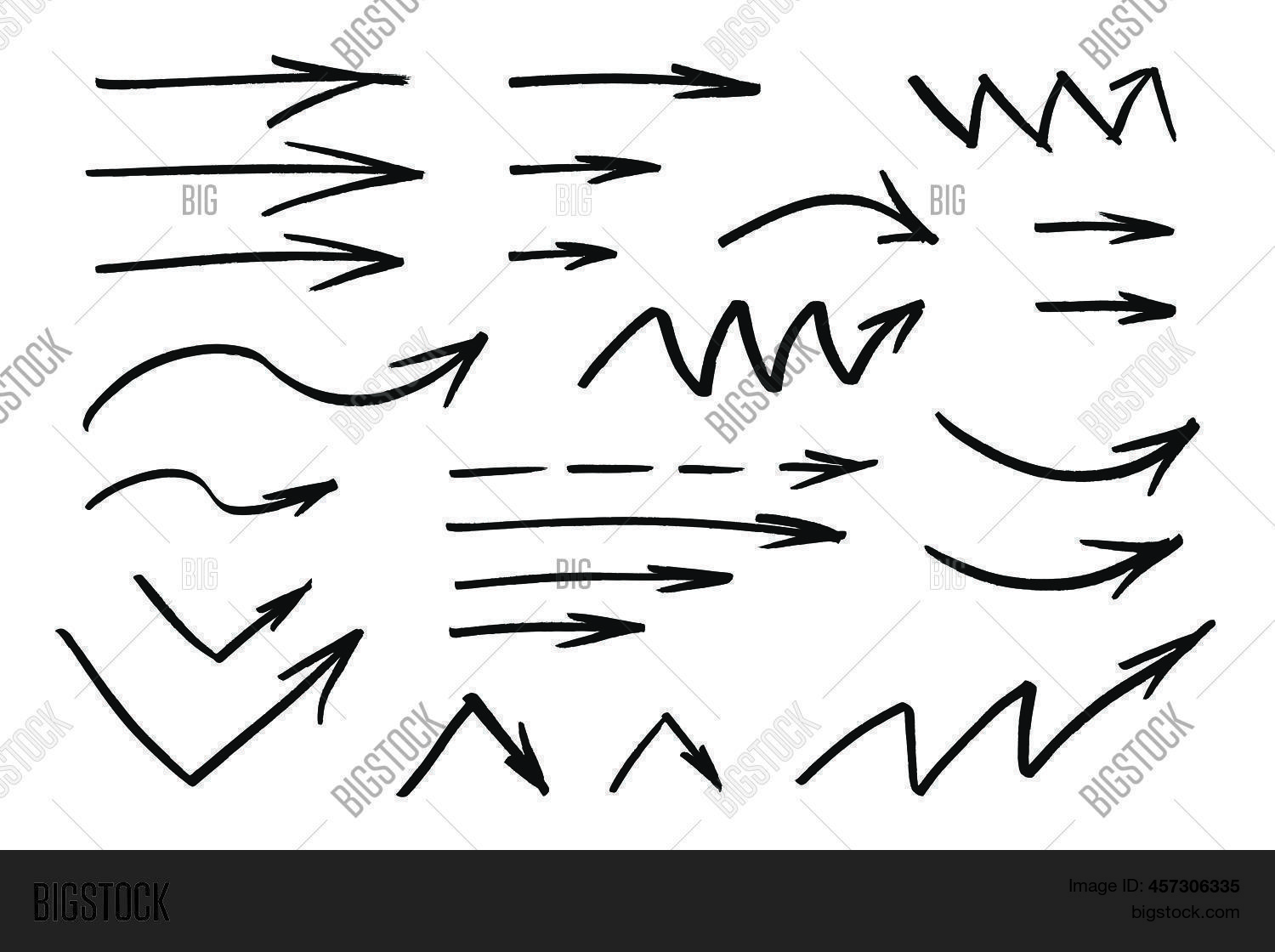 Hand Drawn Pointing Vector & Photo (Free Trial) | Bigstock