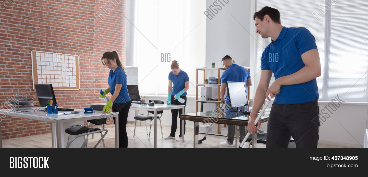Group Janitors Image & Photo (Free Trial) | Bigstock