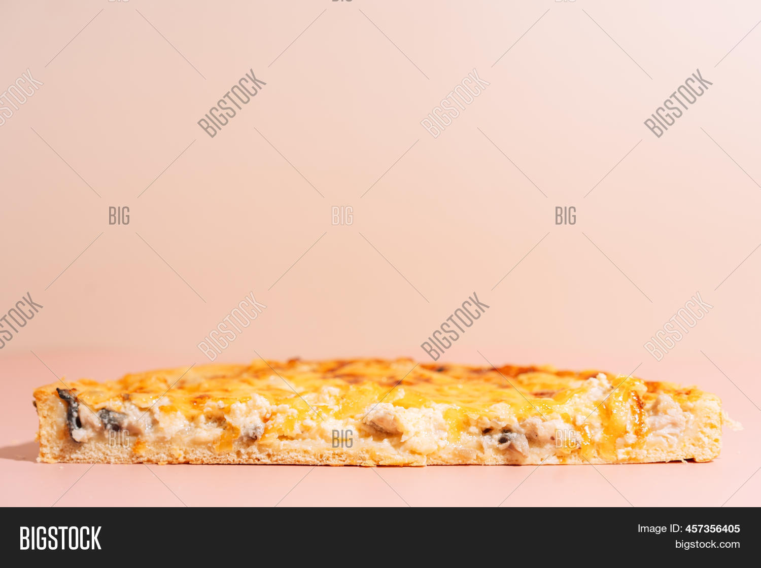 Chicken Pie Cut Half Image & Photo (Free Trial) | Bigstock
