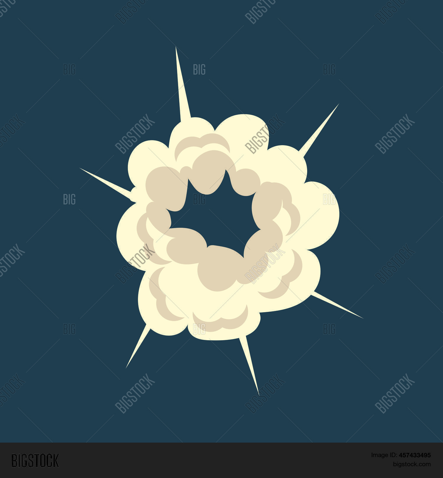 Blowing Air Cartoon