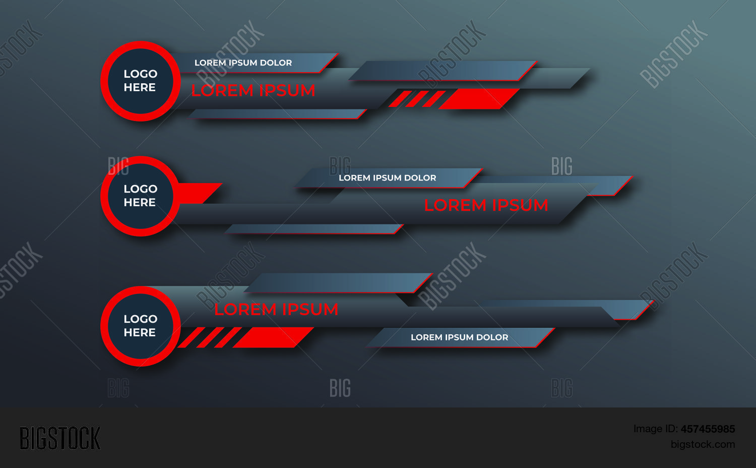 Three Geometric Lower Vector & Photo (Free Trial) | Bigstock