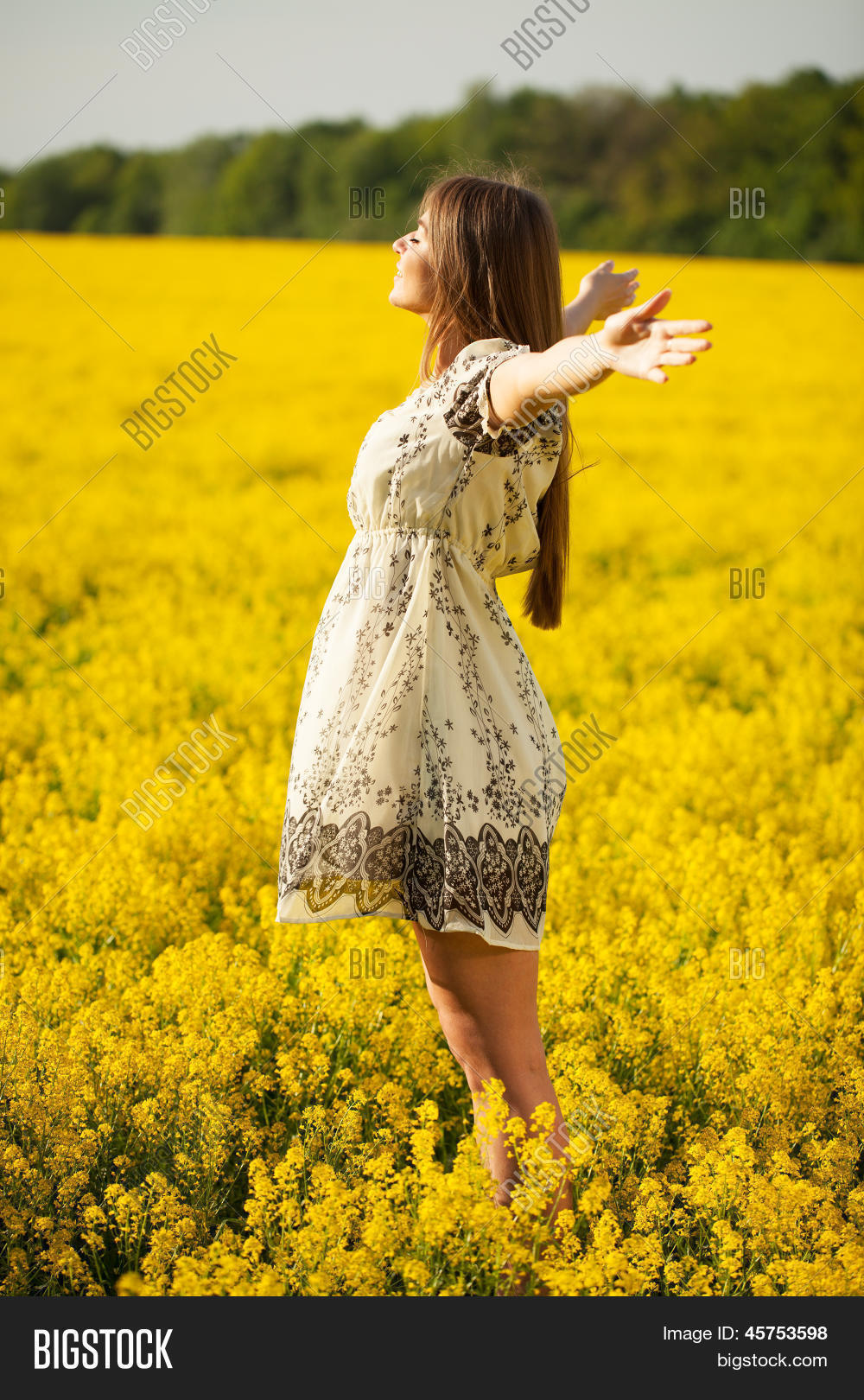 Woman Spread Out His Image & Photo (Free Trial) | Bigstock