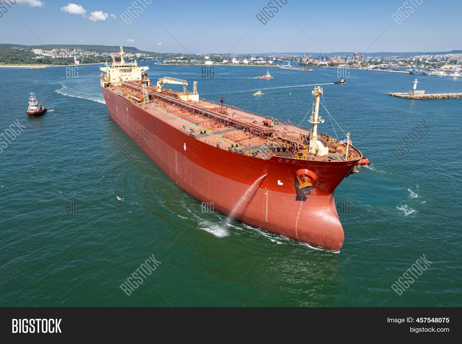 Aerial View Red Oil Image & Photo (Free Trial) | Bigstock