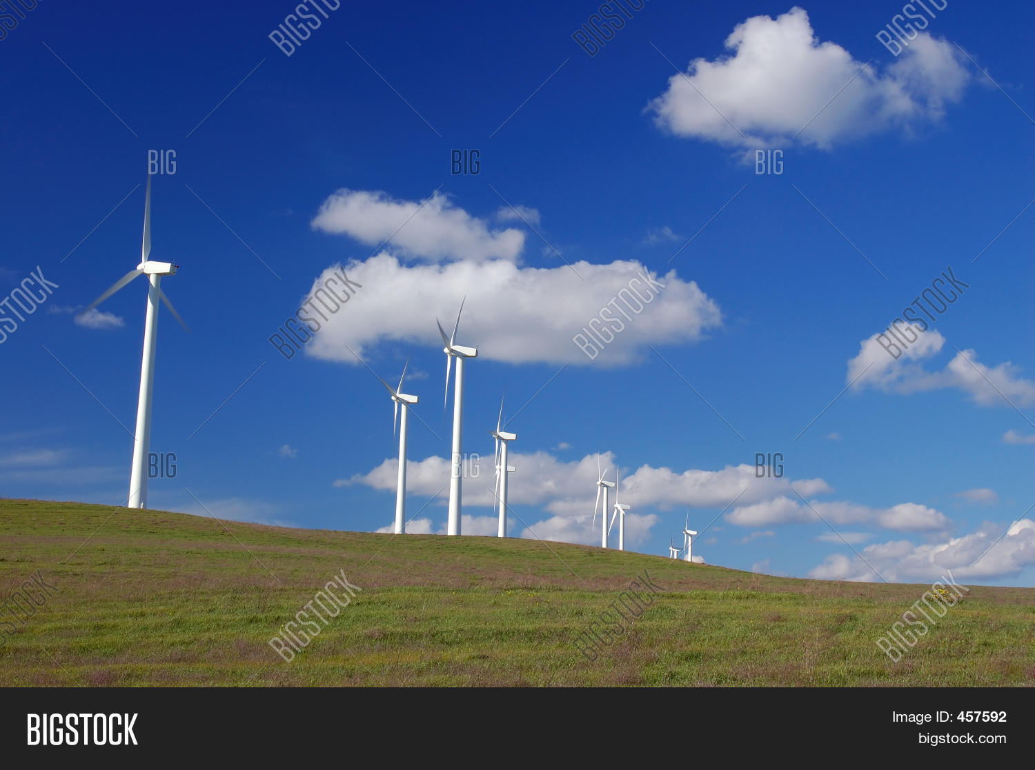 Modern Windmills Image & Photo (Free Trial) | Bigstock