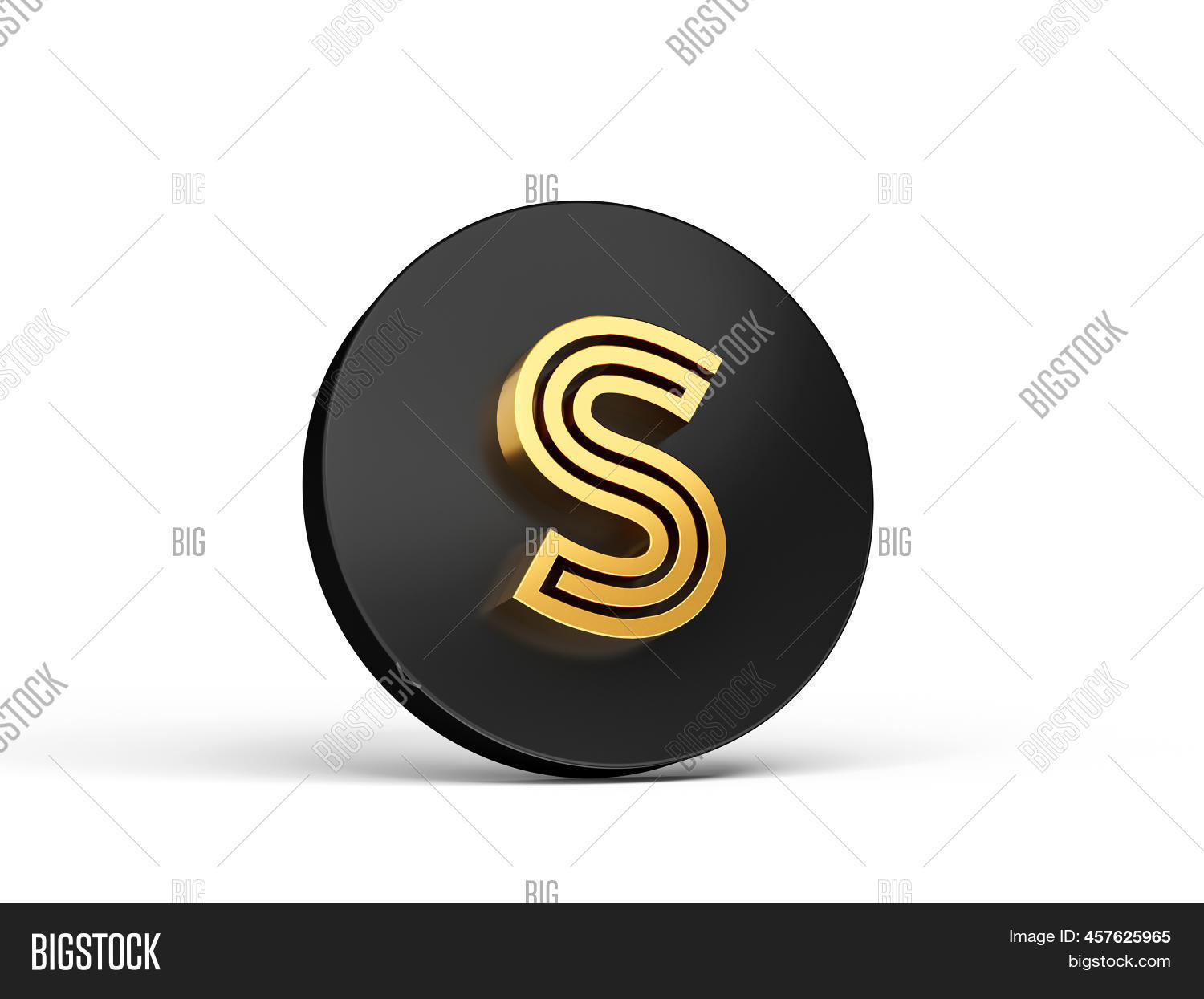 Royal Gold Modern Font Image & Photo (Free Trial) | Bigstock