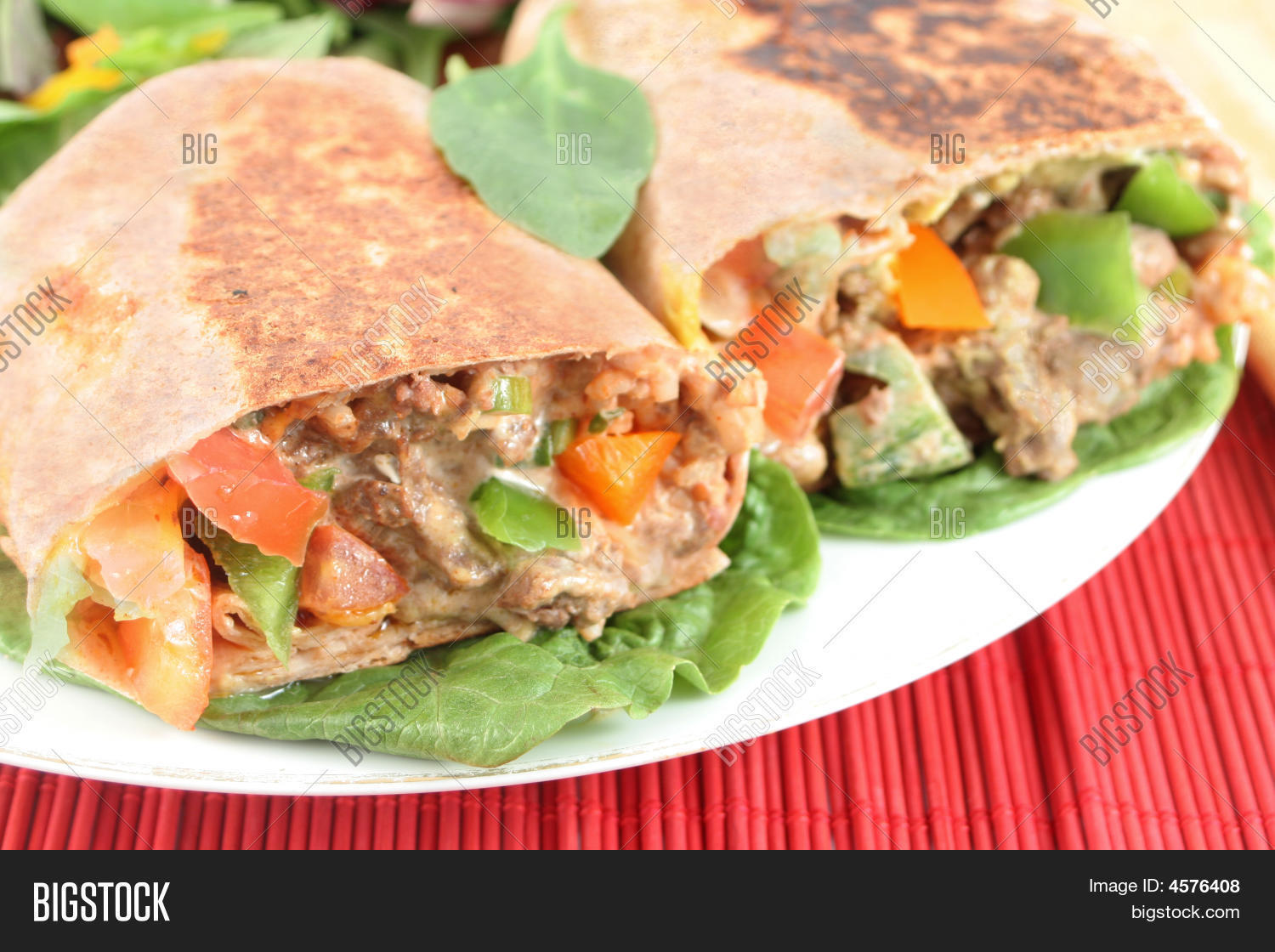 Mexican Steak Burrito Image & Photo (Free Trial) | Bigstock