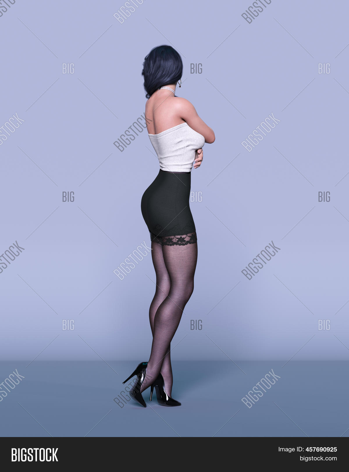 Sexy Secretary Mini Image And Photo Free Trial Bigstock