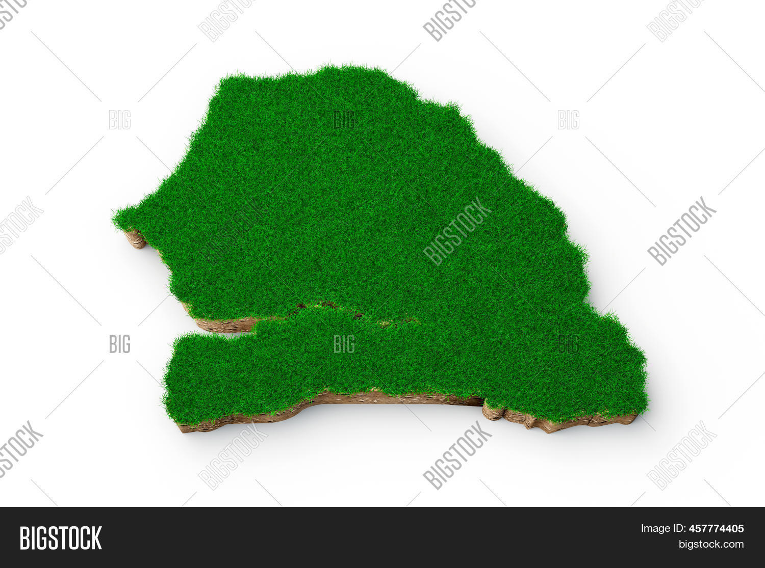 Senegal Map Soil Land Image & Photo (Free Trial) | Bigstock