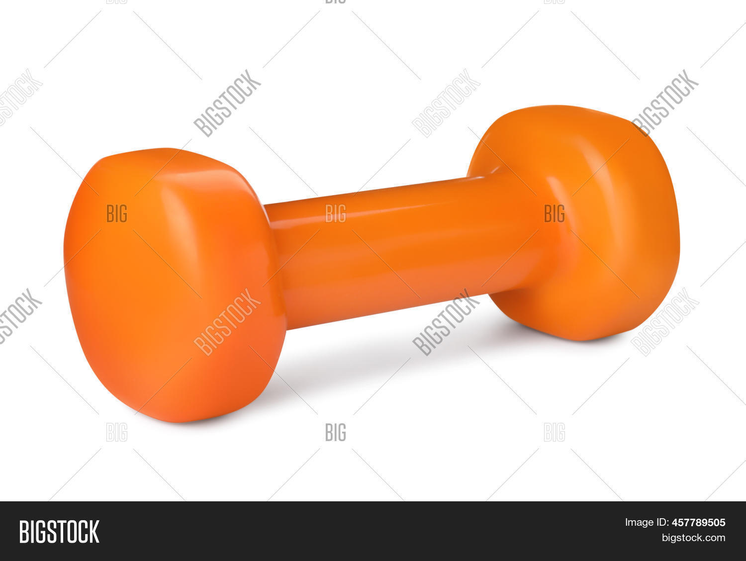 Orange Dumbbell Image & Photo (Free Trial) | Bigstock