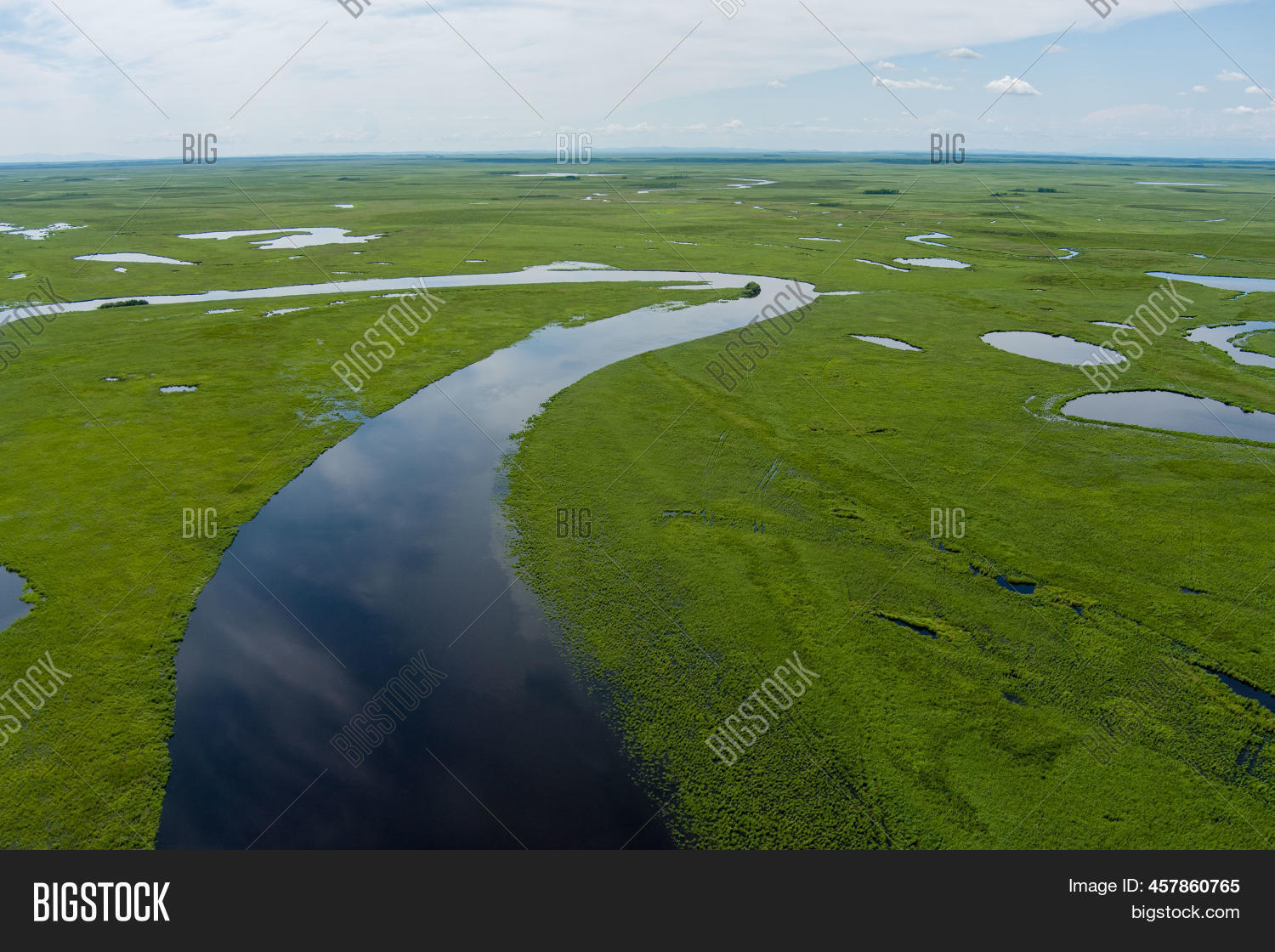River Top View Image & Photo (Free Trial) | Bigstock