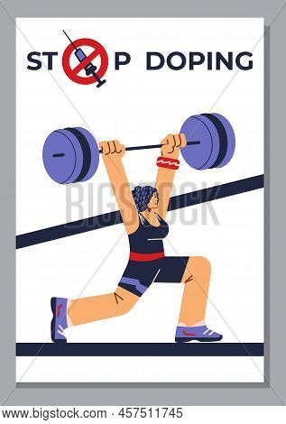 Stop Doping Banner Vector & Photo (Free Trial) | Bigstock