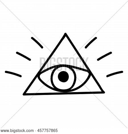 Single Hand Drawn Eye Vector & Photo (Free Trial) | Bigstock