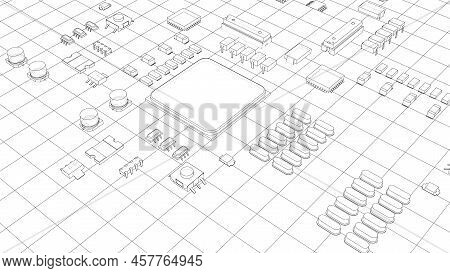 Electric Circuit Vector & Photo (Free Trial) | Bigstock