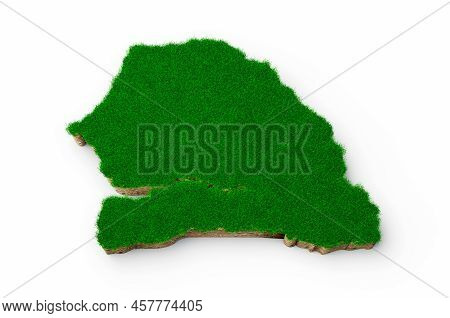 Senegal Map Soil Land Image & Photo (Free Trial) | Bigstock