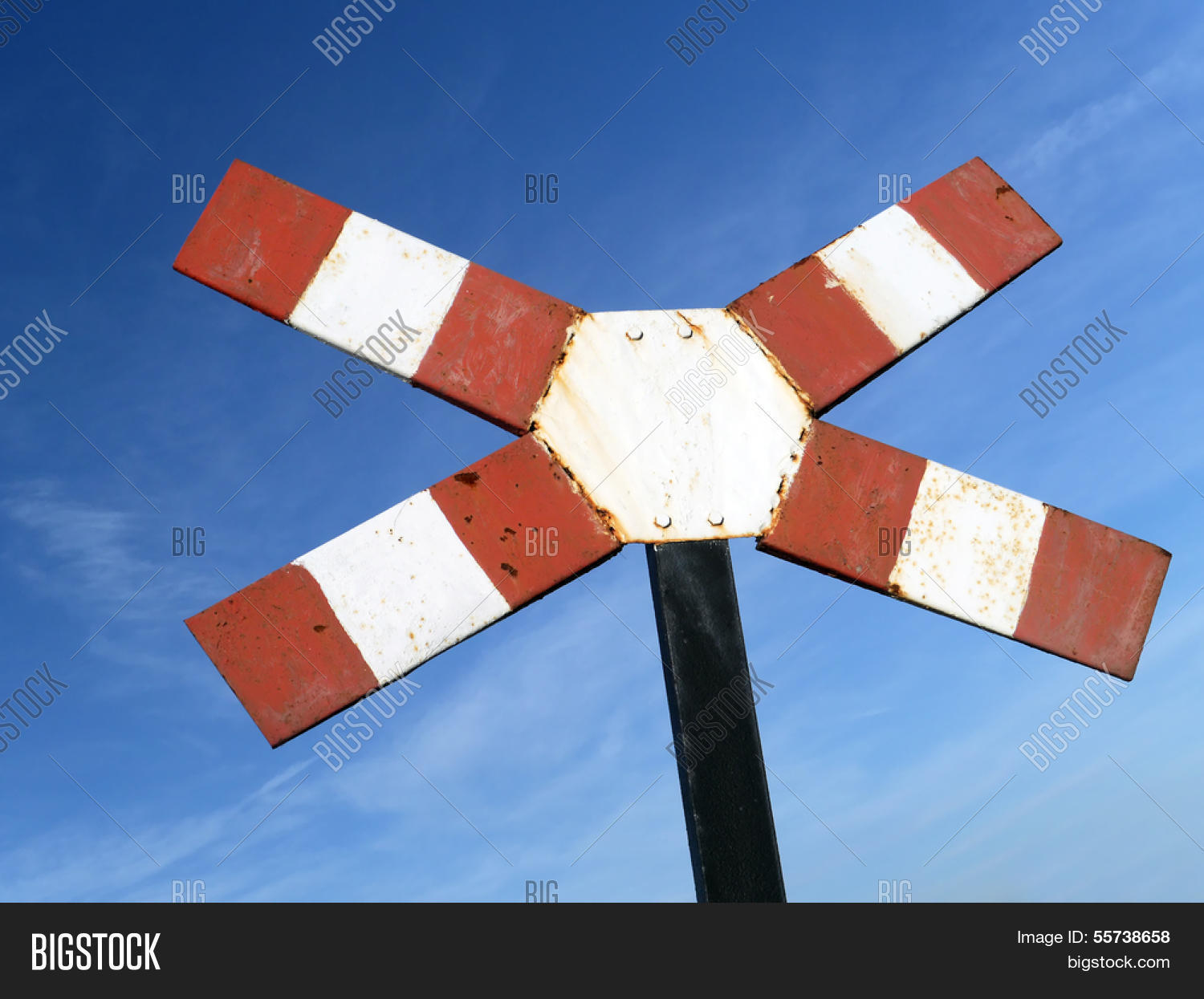 Warning Cross Single- Image & Photo (Free Trial) | Bigstock