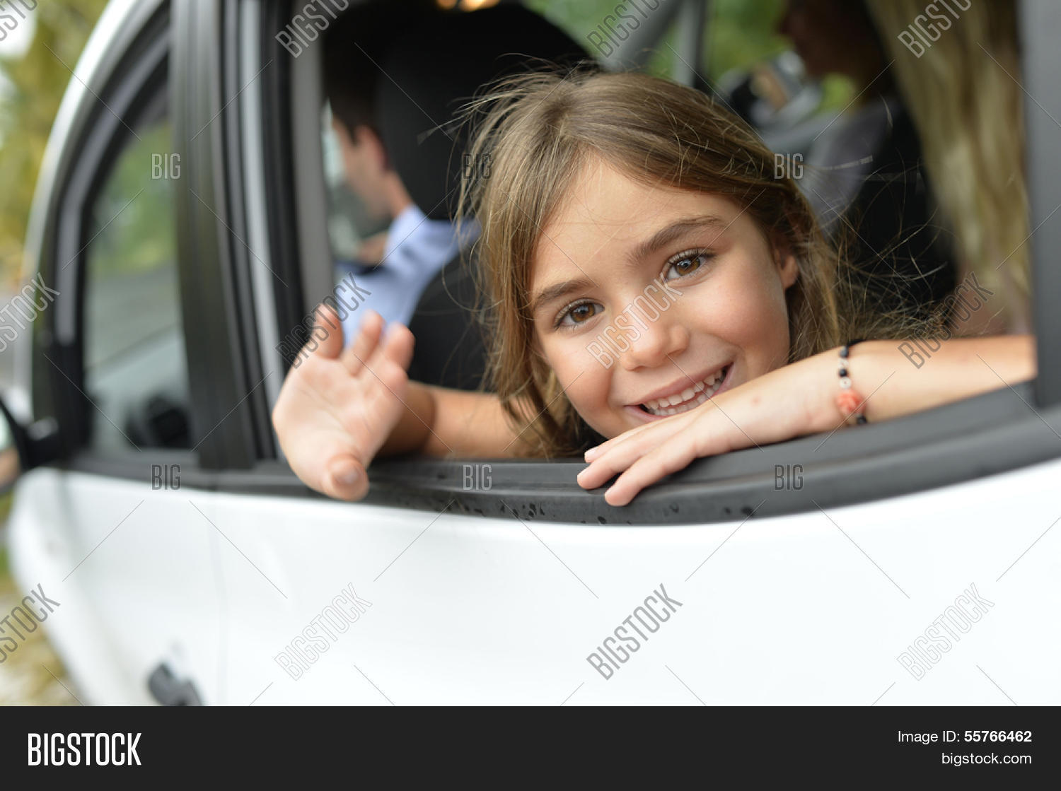 Little Girl Waving Image & Photo (Free Trial) | Bigstock