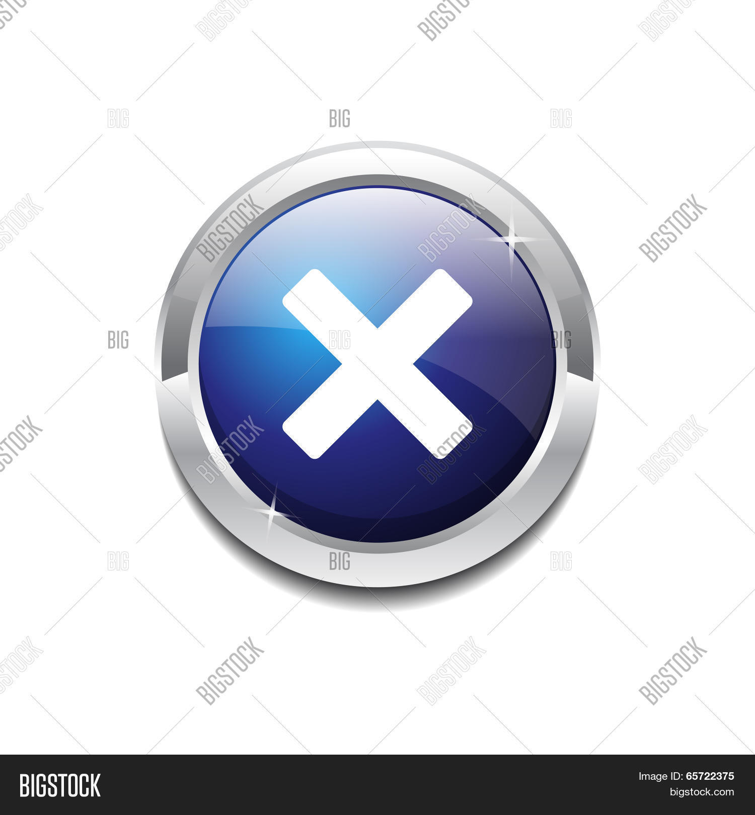 Cross Circular Blue Vector & Photo (Free Trial) | Bigstock