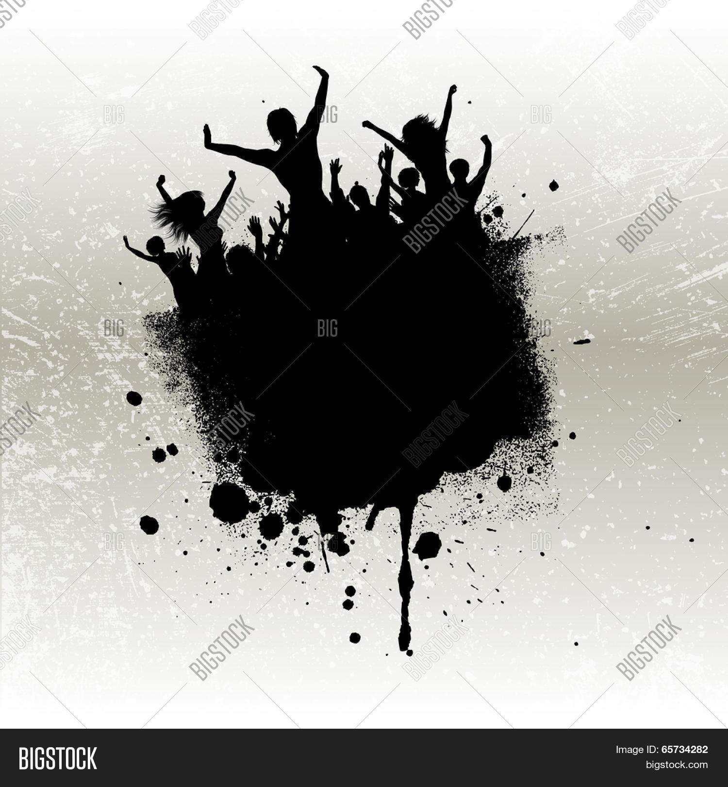 Silhouette Party Vector & Photo (Free Trial) | Bigstock