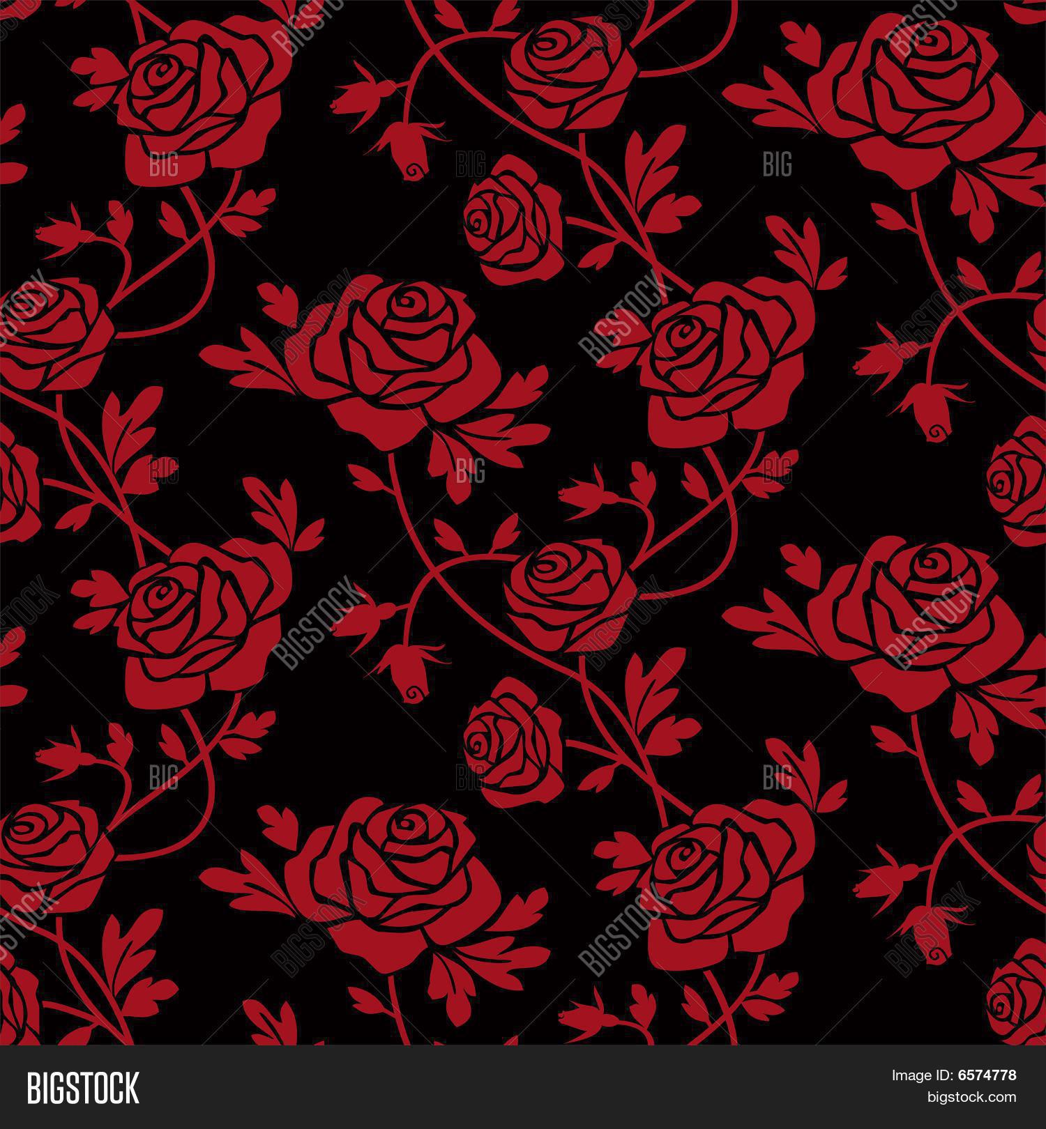 Red Roses Black Vector & Photo (Free Trial) | Bigstock