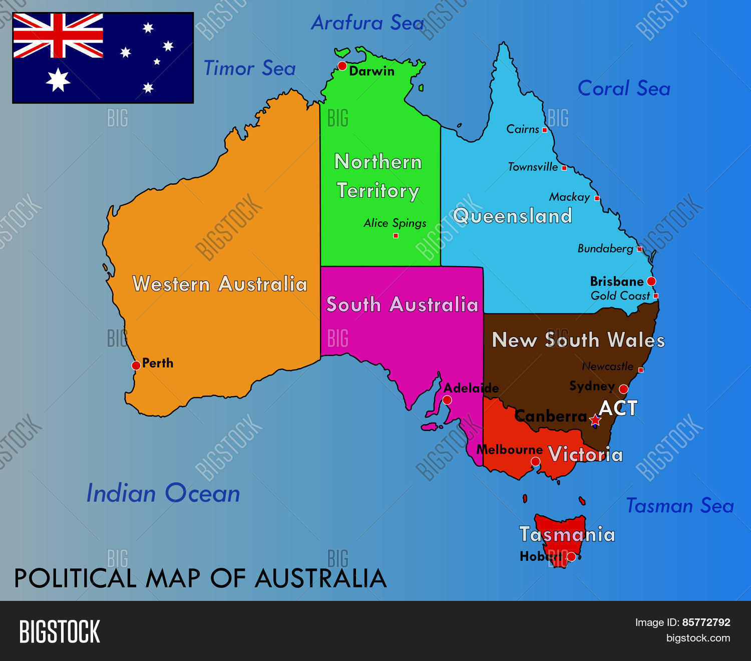 Political Map Vector & Photo (Free Trial) | Bigstock