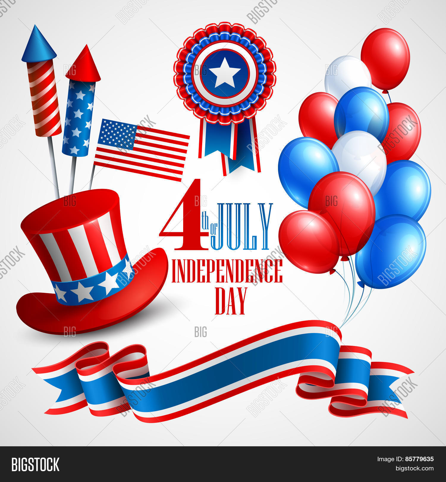 Independence Day Vector & Photo (Free Trial) | Bigstock