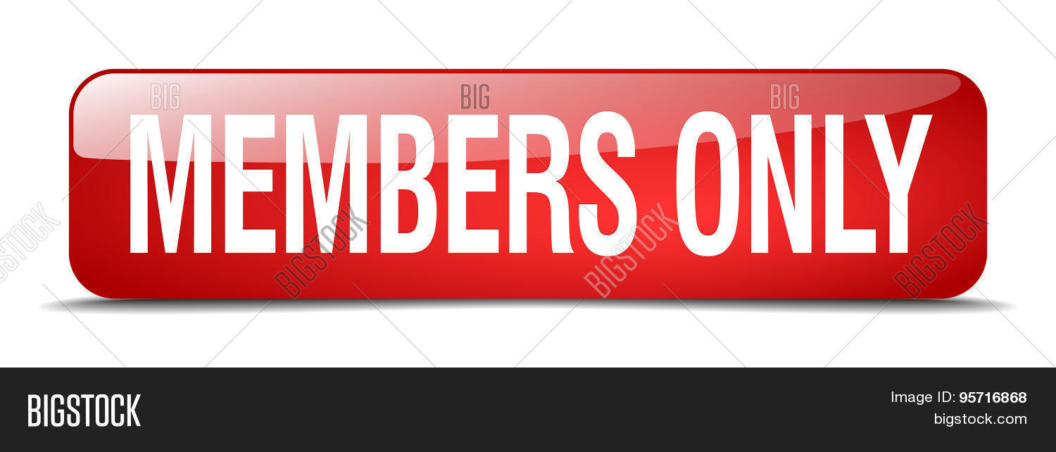 Members Only Red Vector & Photo (Free Trial) | Bigstock
