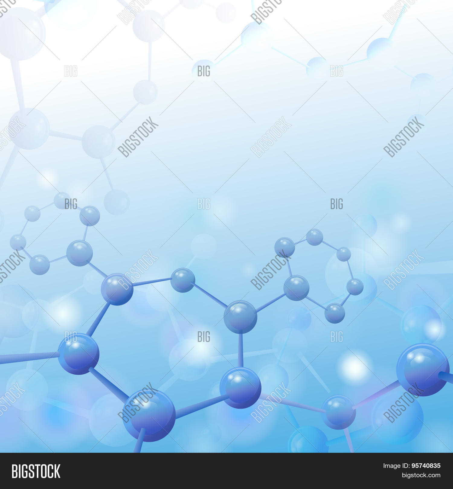 Molecule Illustration Vector & Photo (Free Trial) | Bigstock