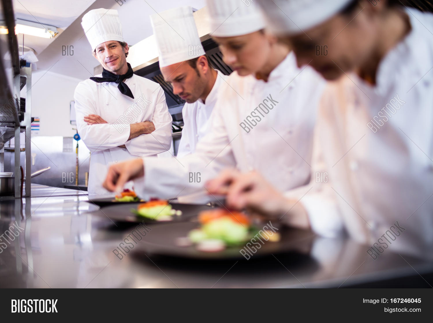 Head Chef Overlooking Image & Photo (Free Trial) | Bigstock