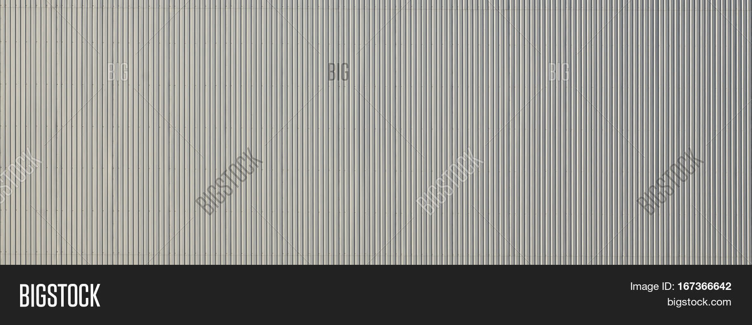 White Corrugated Metal Image & Photo (Free Trial) | Bigstock