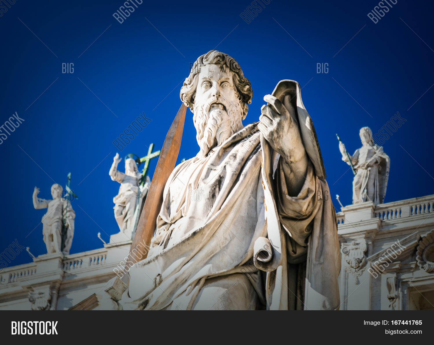 Statue Apostle Paul Image & Photo (Free Trial) | Bigstock