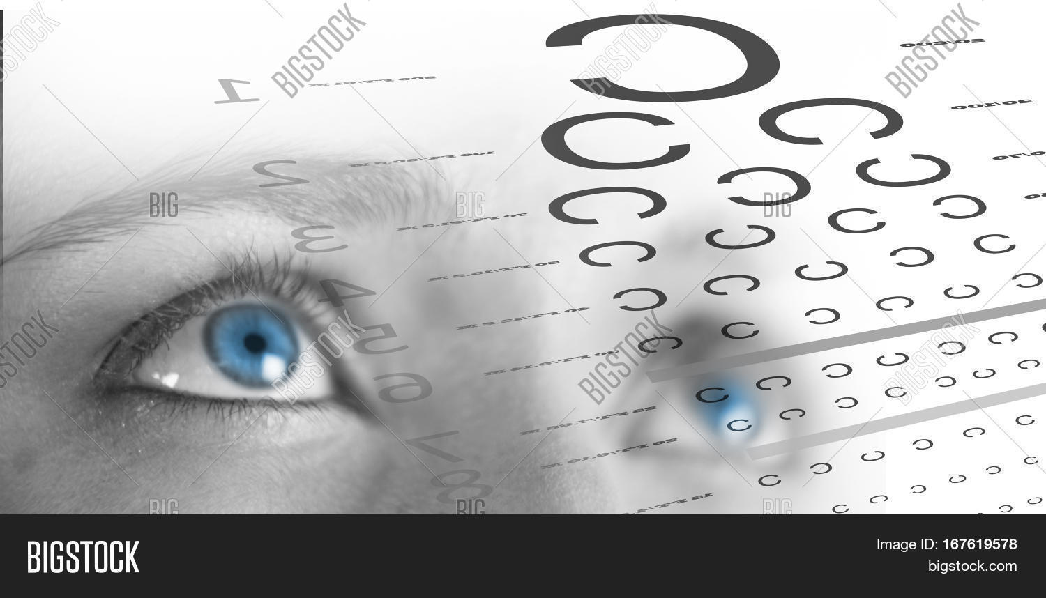 Eye Test Against Close Image & Photo (Free Trial) | Bigstock
