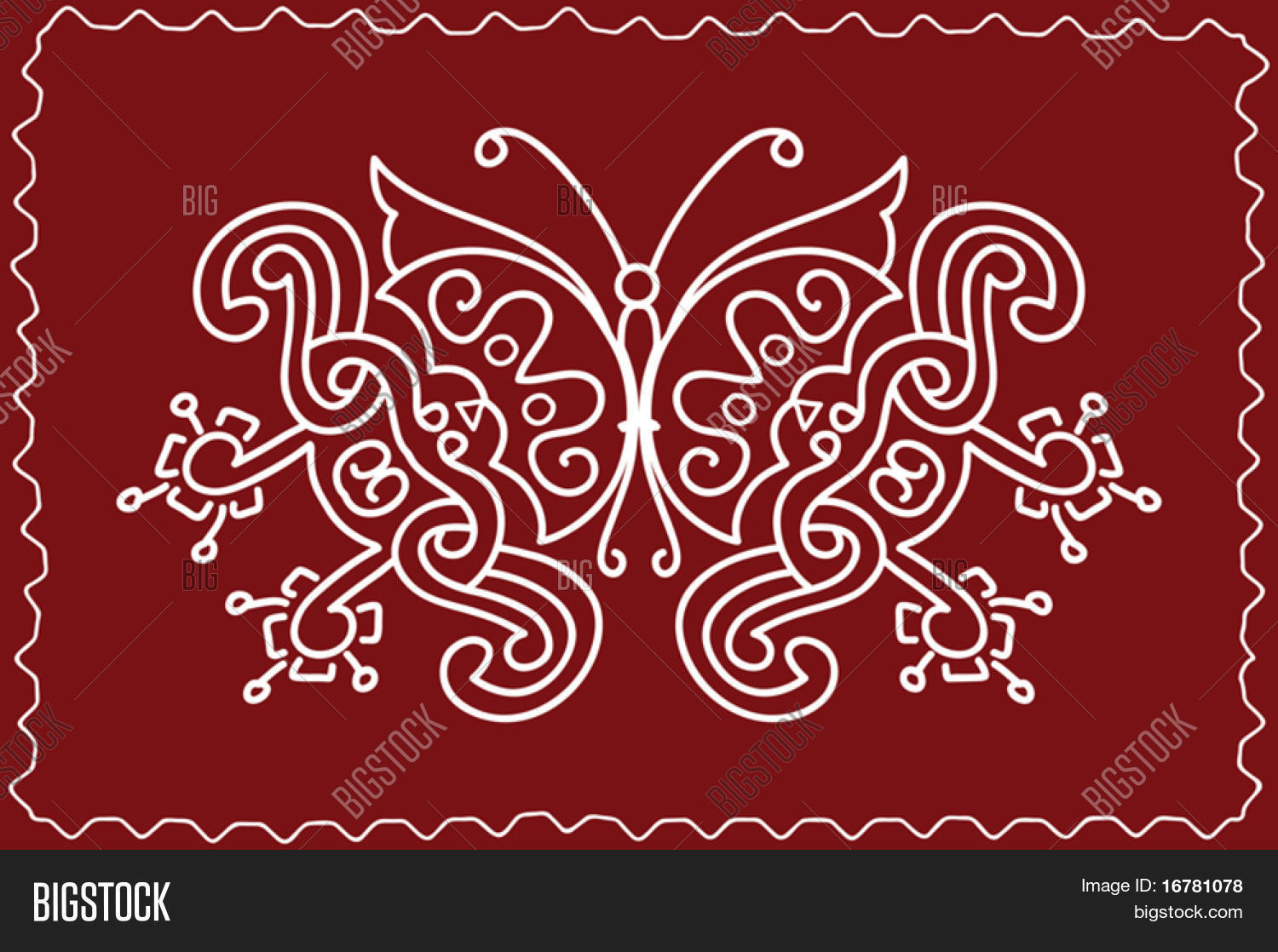 Butterfly, Folk, Vector & Photo (Free Trial) | Bigstock