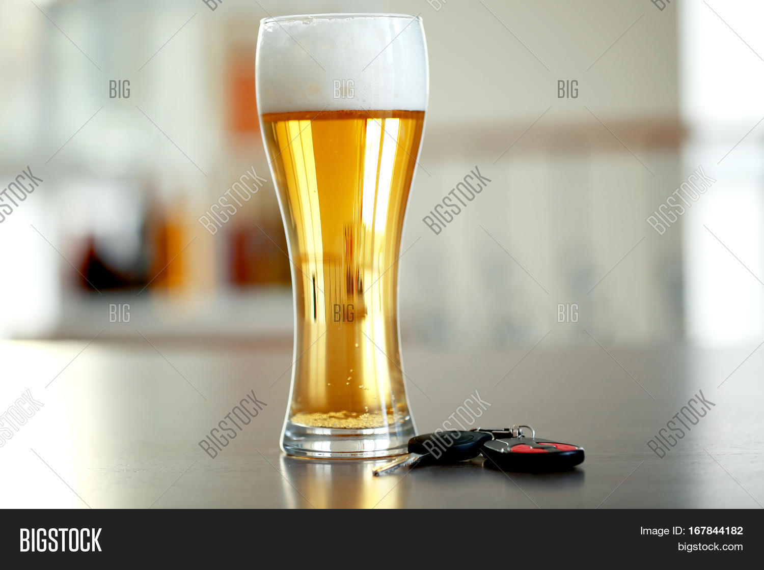 Glass Beer Car Key On Image & Photo (Free Trial) | Bigstock